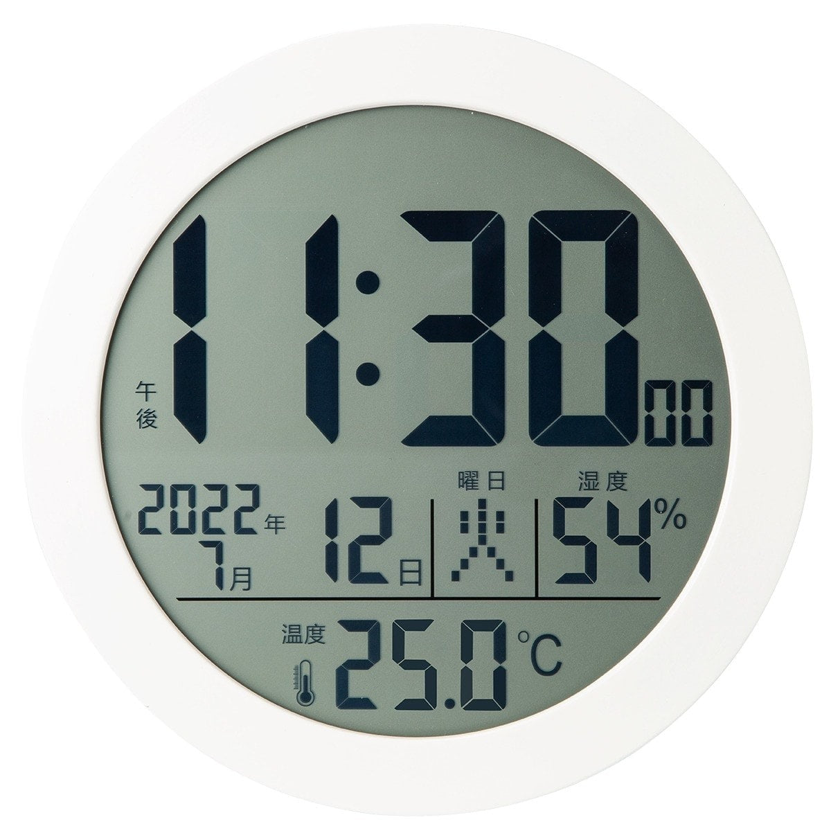 DIGITAL WALL CLOCK 001RN WH