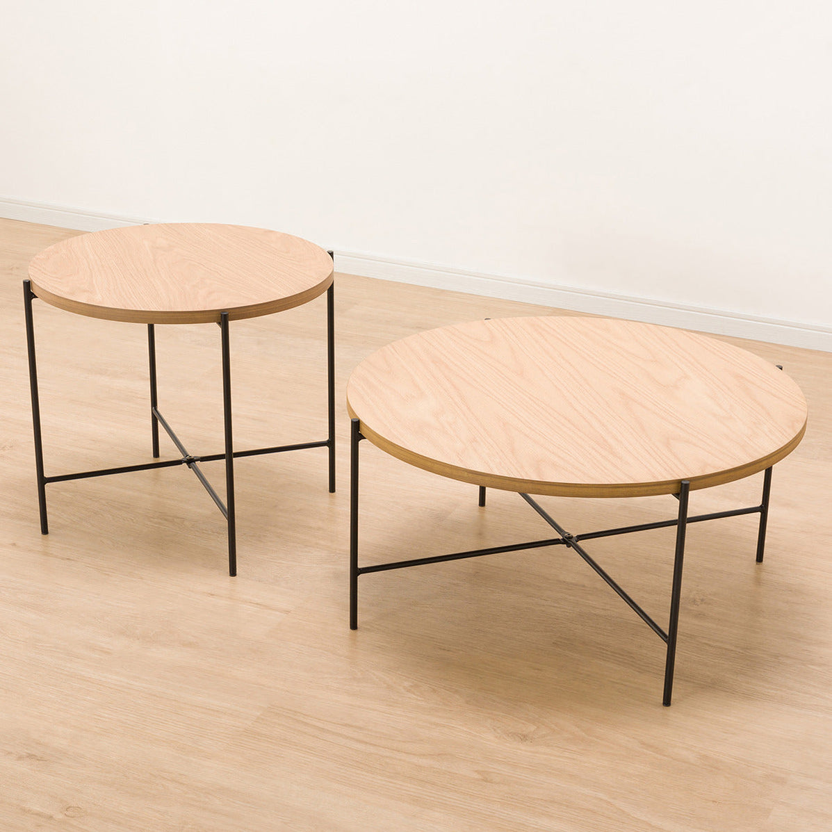 COFFEE TABLE SET VERKER 7050 LBR